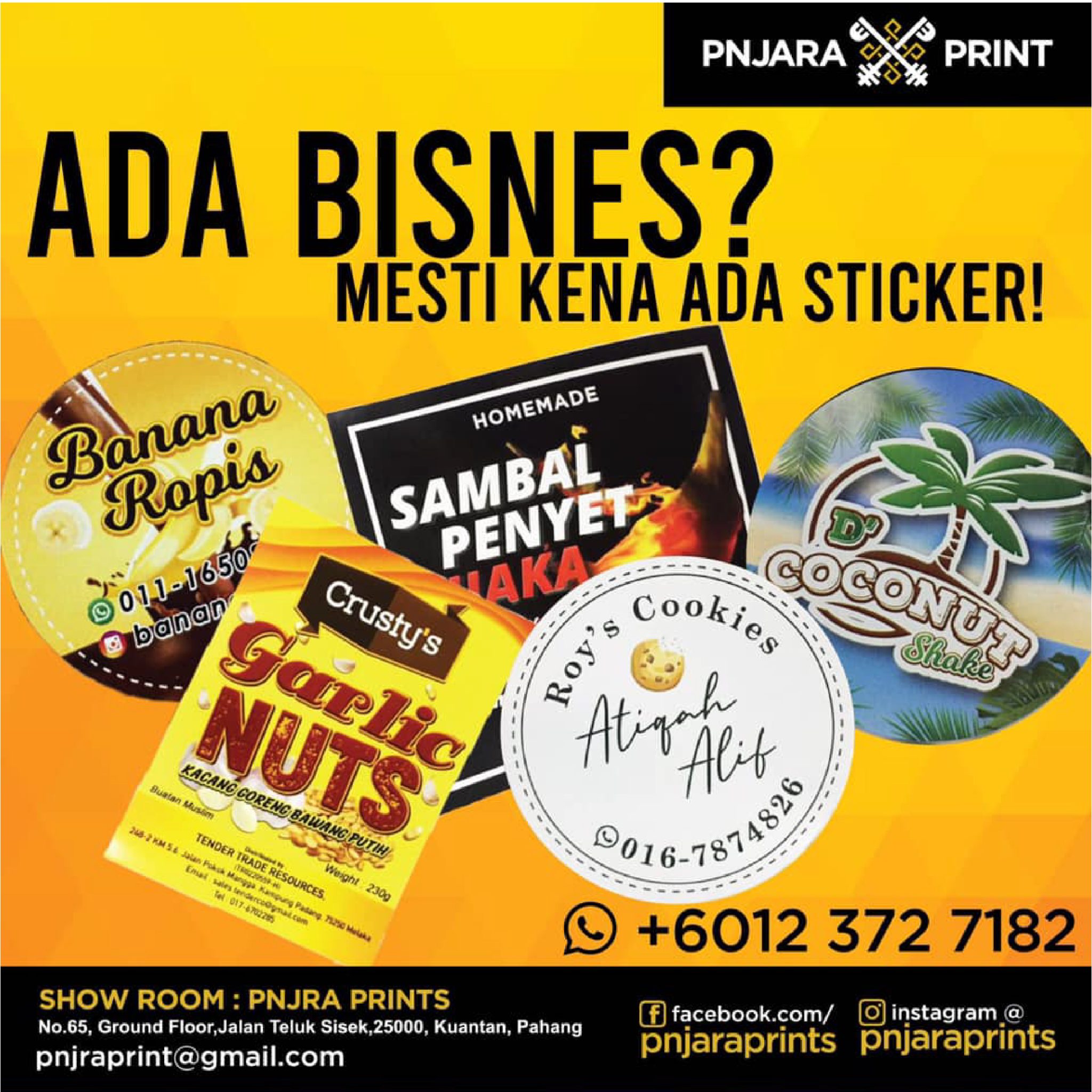 Label Sticker – PNJARA PRINT | Online Printing Malaysia | Label ...